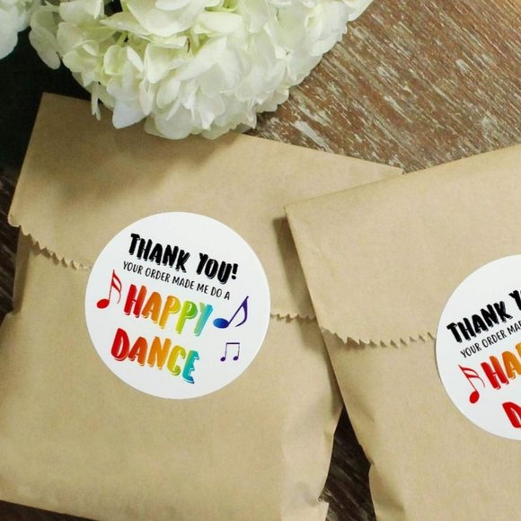 Office | 10 Thank You Happy Dance Stickers 2 | Poshmark